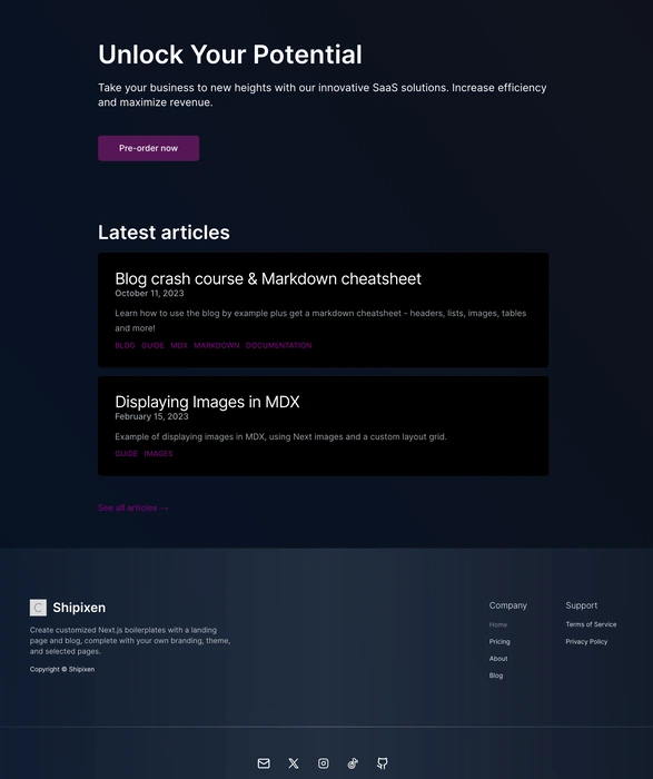 Landing Page Components | Landing page components & templates that you ...